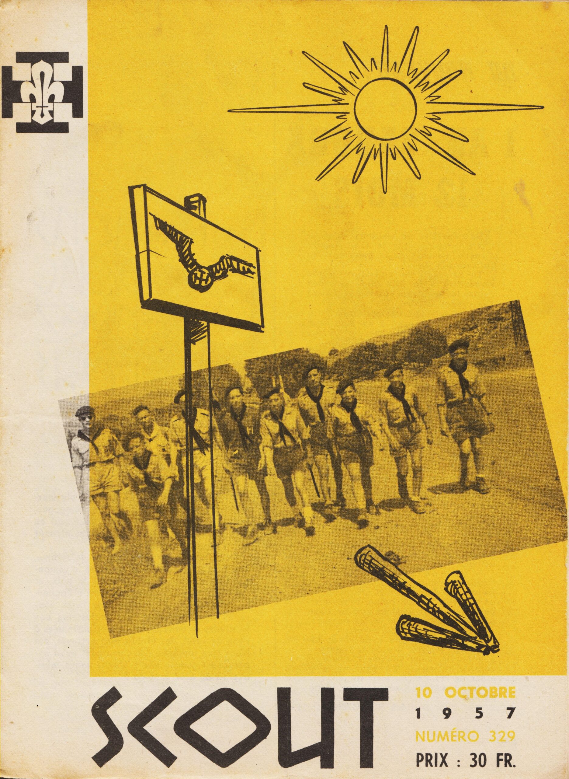 SCOUT 329 revue des scouts de France de 1957 - Pierre Joubert