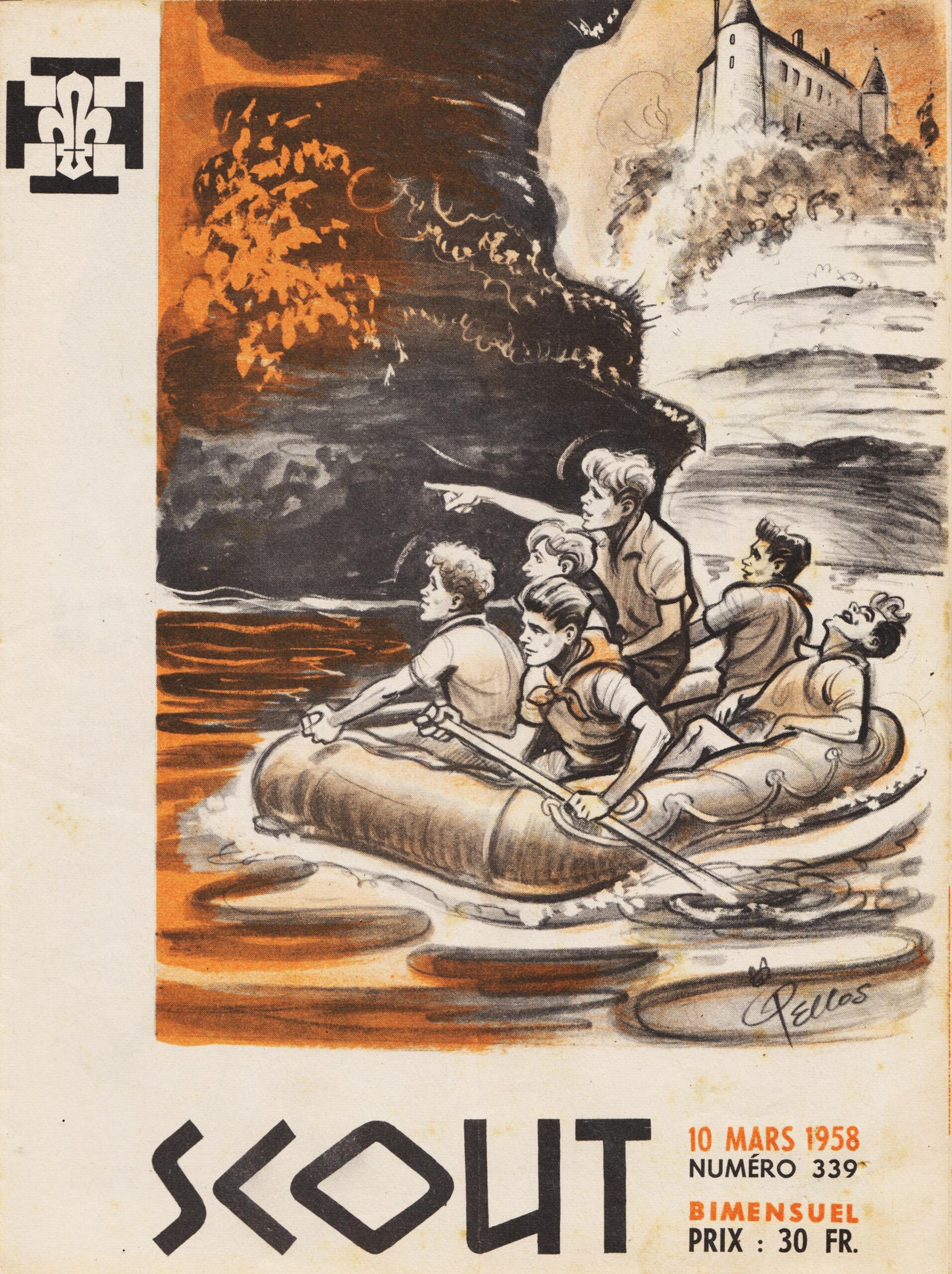 SCOUT 339 revue des scouts de France de 1958 - Pierre Joubert