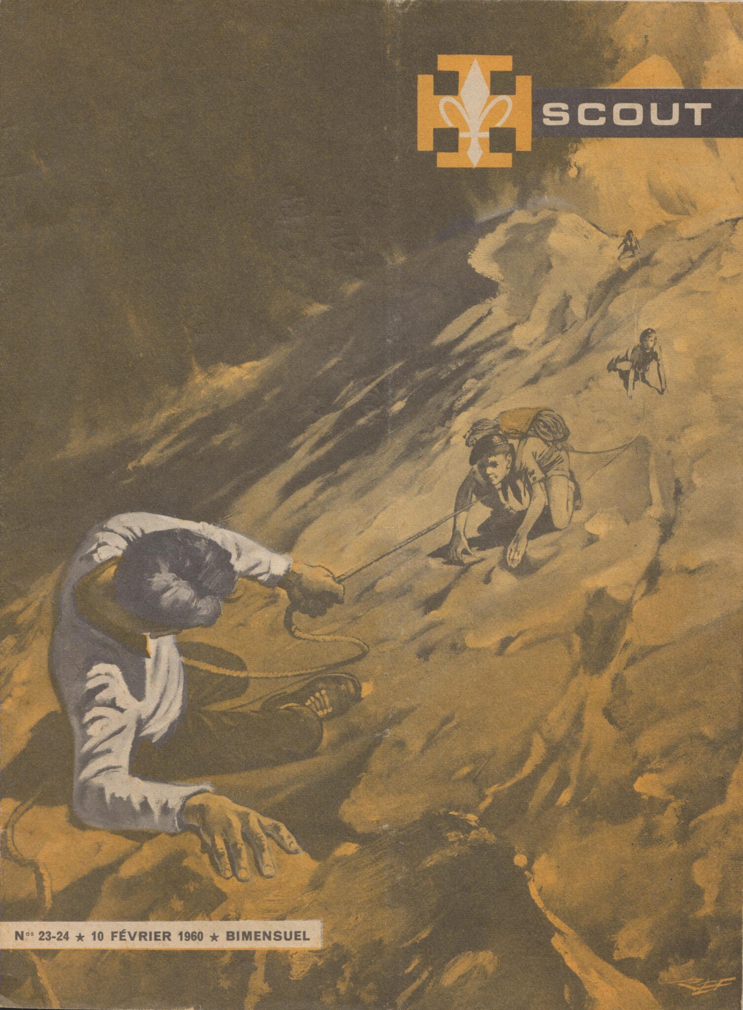 SCOUT 23/24 revue des scouts de France de 1960 - Pierre Joubert