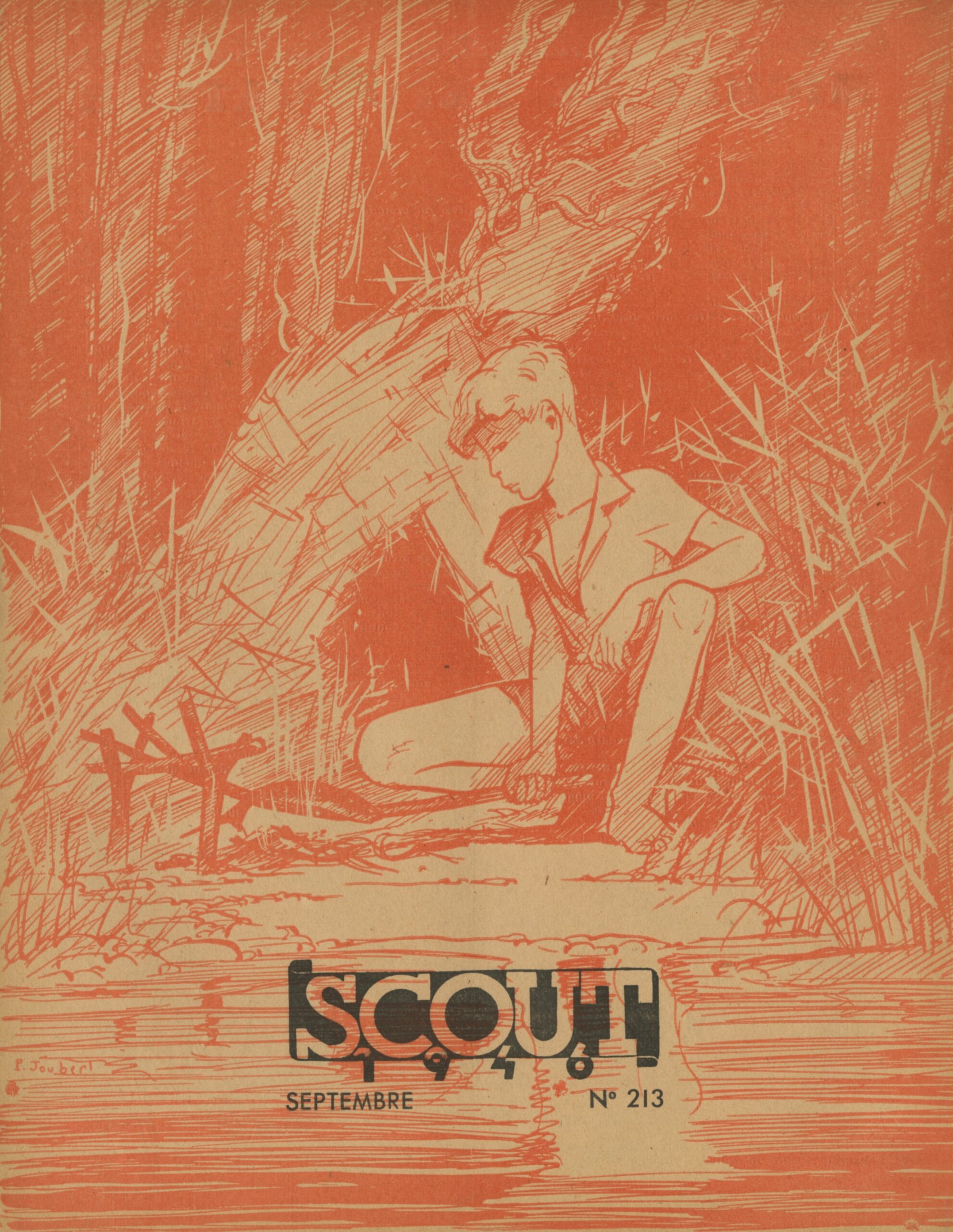 SCOUT 213 revue Le scout de France de 1946 - Pierre Joubert