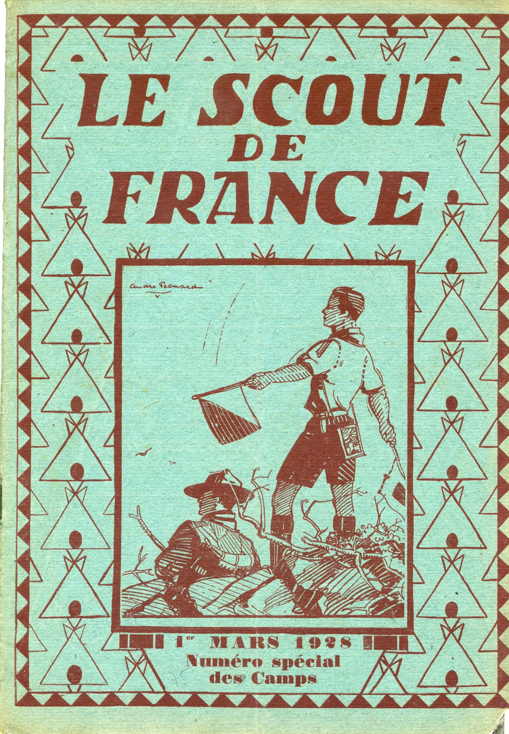 LE SCOUT 75 revue Le scout de France de 1928 - Pierre Joubert