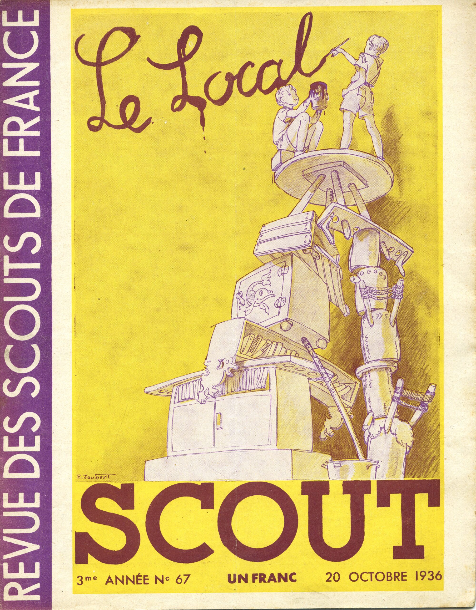 LE SCOUT 67 revue Le scout de France de 1936 - Pierre Joubert